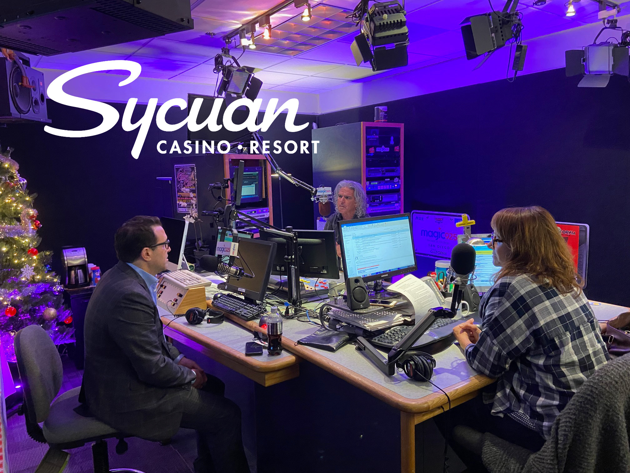 Rob Cinelli of Sycuan with Jagger & Kristi - Magic 92.5